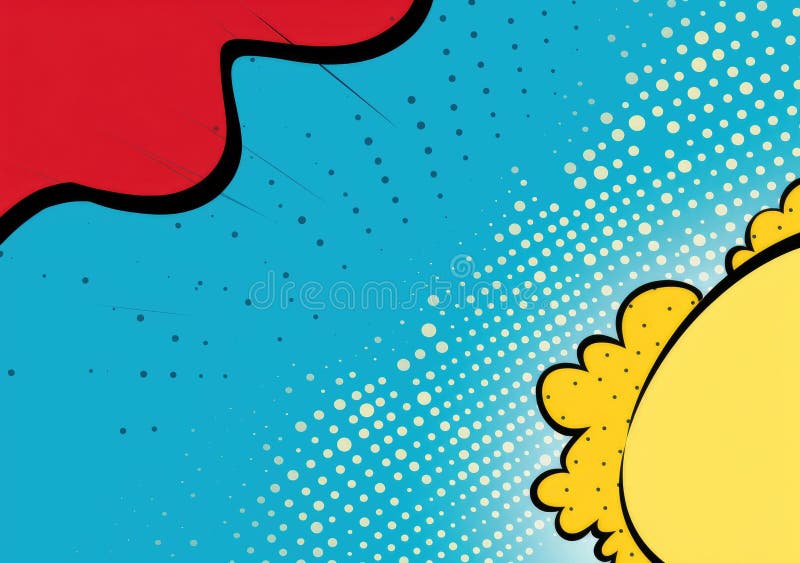 High Quality Comic Book Style Background, Halftone Print Texture. Pop ...