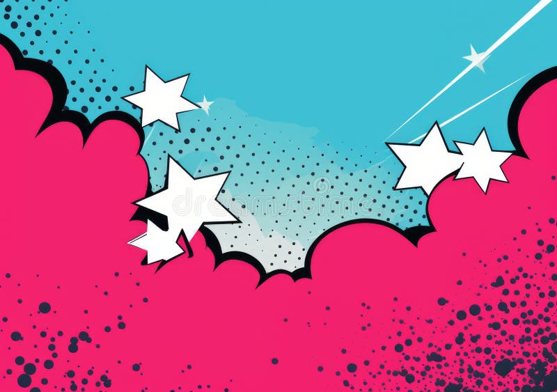 High Quality Comic Book Style Background, Halftone Print Texture. Pop ...