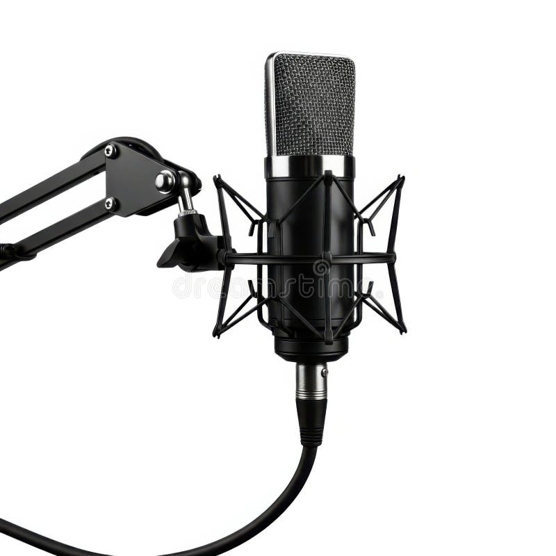 Professional Studio Microphone with Shock Mount and Articulating Arm ...