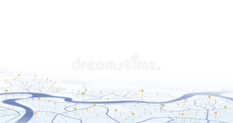 High-quality, Customizable, Abstract Map Background. Transportation and ...