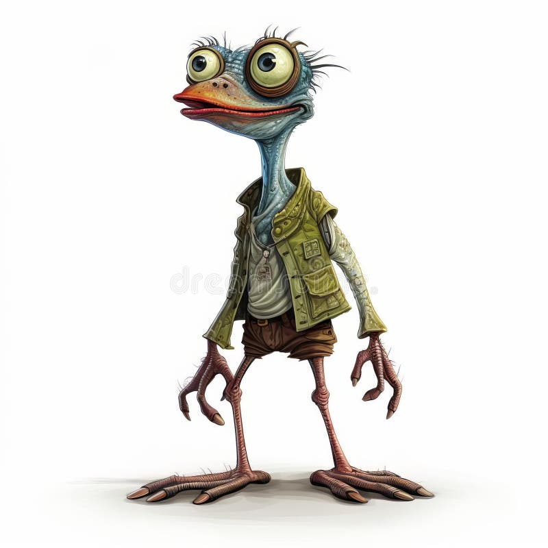 High-quality 2d Grootslang Illustration on White Background Available ...