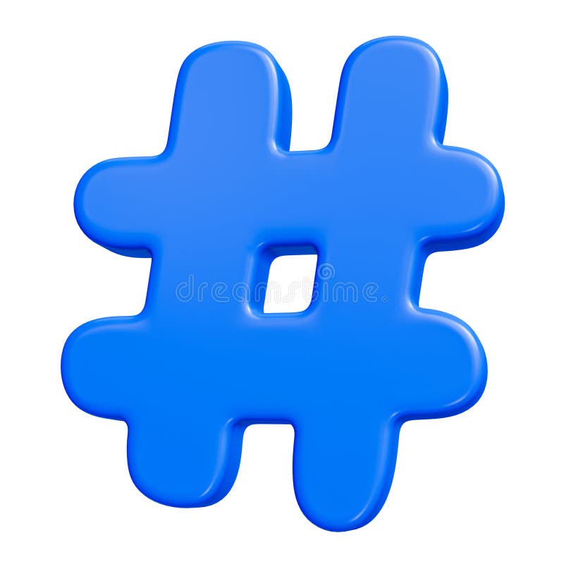 3d Render, Blue Number 1 on White Background Stock Illustration ...