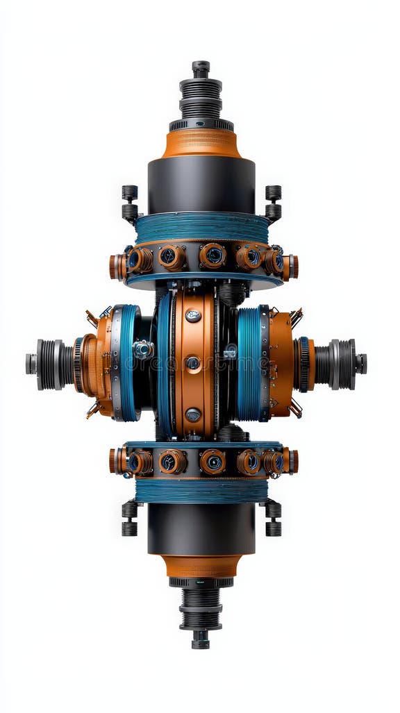 A Highquality 3D Rendering of an Intricate Mechanical Component ...