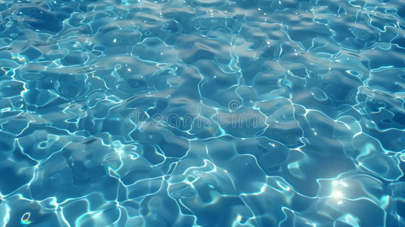 Swimming Pool Water Caustics Background - Natural Water Texture Stock ...