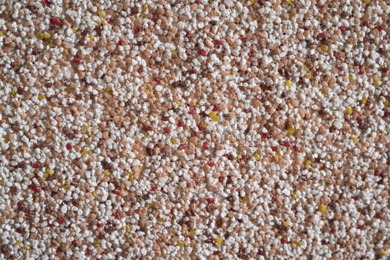 High Quality Decorative Plaster. Sample of Different Acryli Stock Image ...