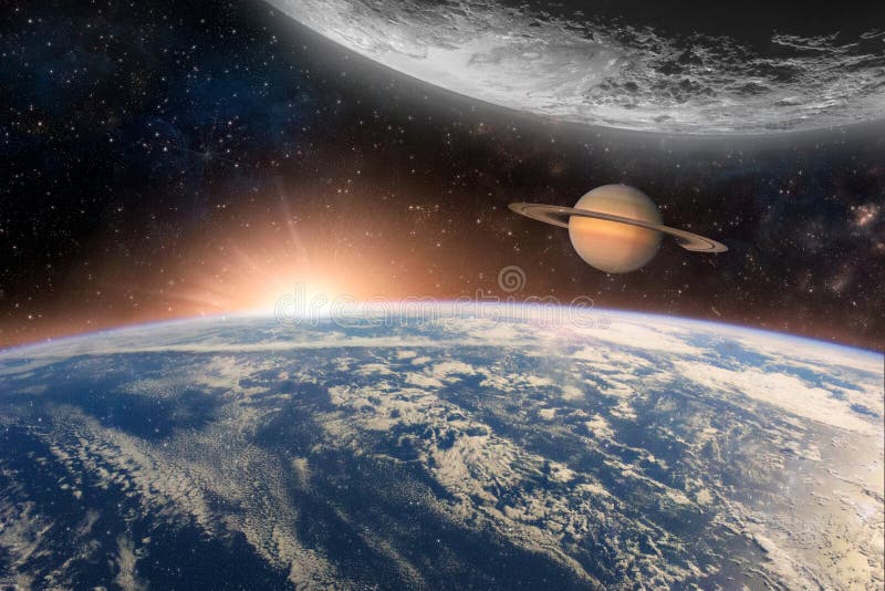 High Quality Deep Space Beauty, Planets, Stars and Galaxies in Solar ...