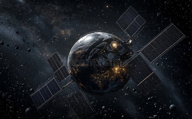 A High Quality Digital Art Visualization of the Problem of Debris and ...