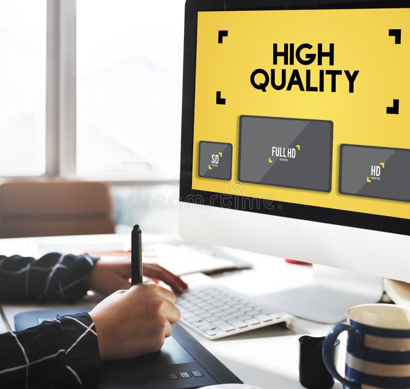 High Quality Display Digital Technology Monitor Concept Stock Image ...