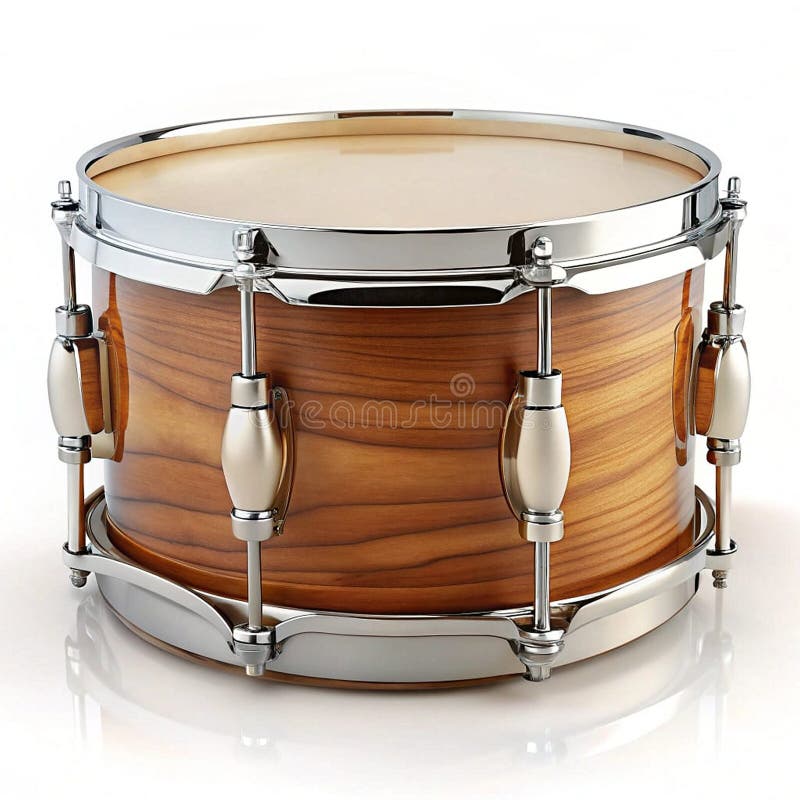 Classic Drum Set with Cymbals Stock Illustration - Illustration of ...