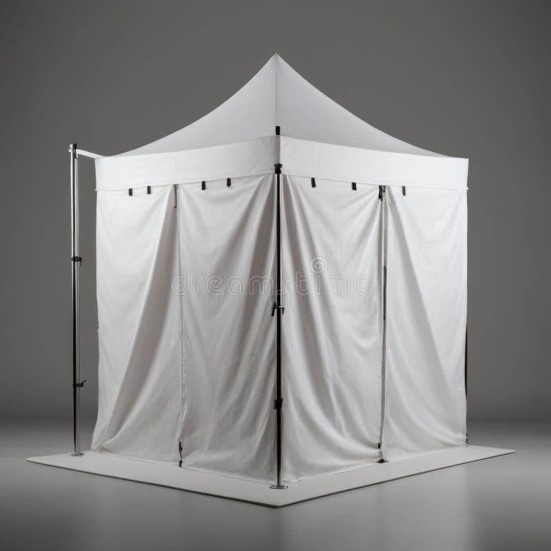 High-Quality Event Tent Mockup in Studio Light Stock Illustration ...