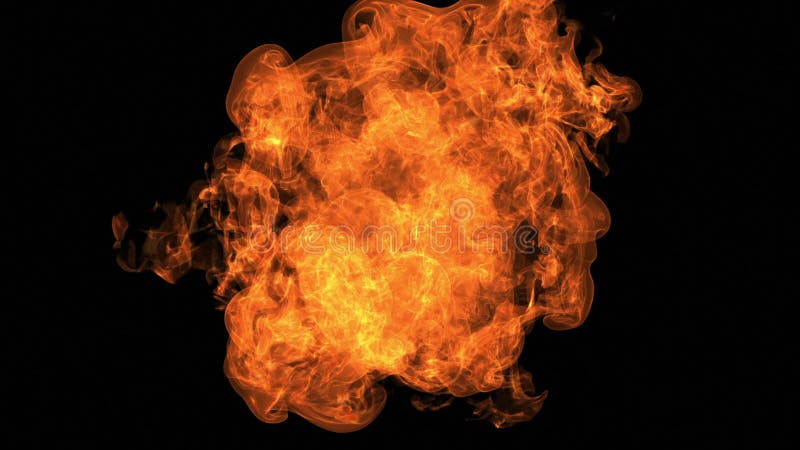 Fire Explosion To the Camera with Alpha Channel Stock Footage - Video ...