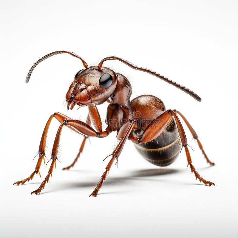 High-quality Full Back Angle View of Farm Ant Image Stock Illustration ...