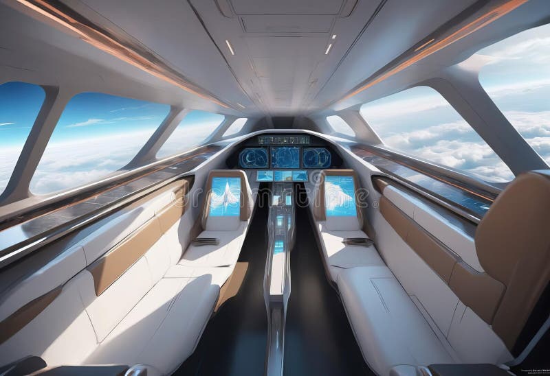 A High-quality Futuristic Hypersonic Airplane Concept Stock ...