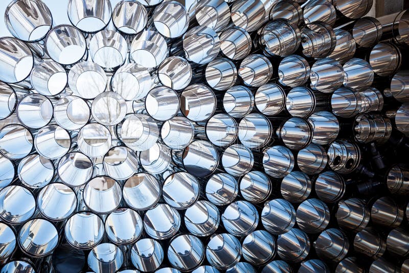 Texture of metal pipes stock photo. Image of manufacture - 244945580