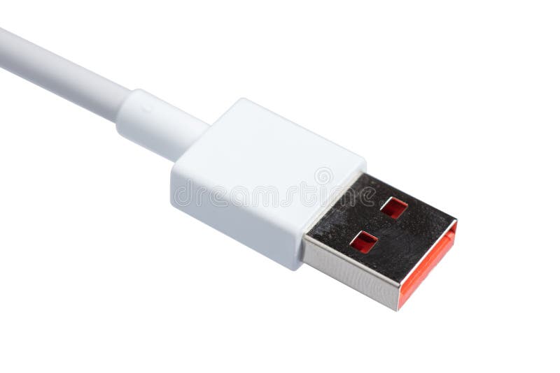 High Quality Generic White Color USB Data Cable Compatible with All ...