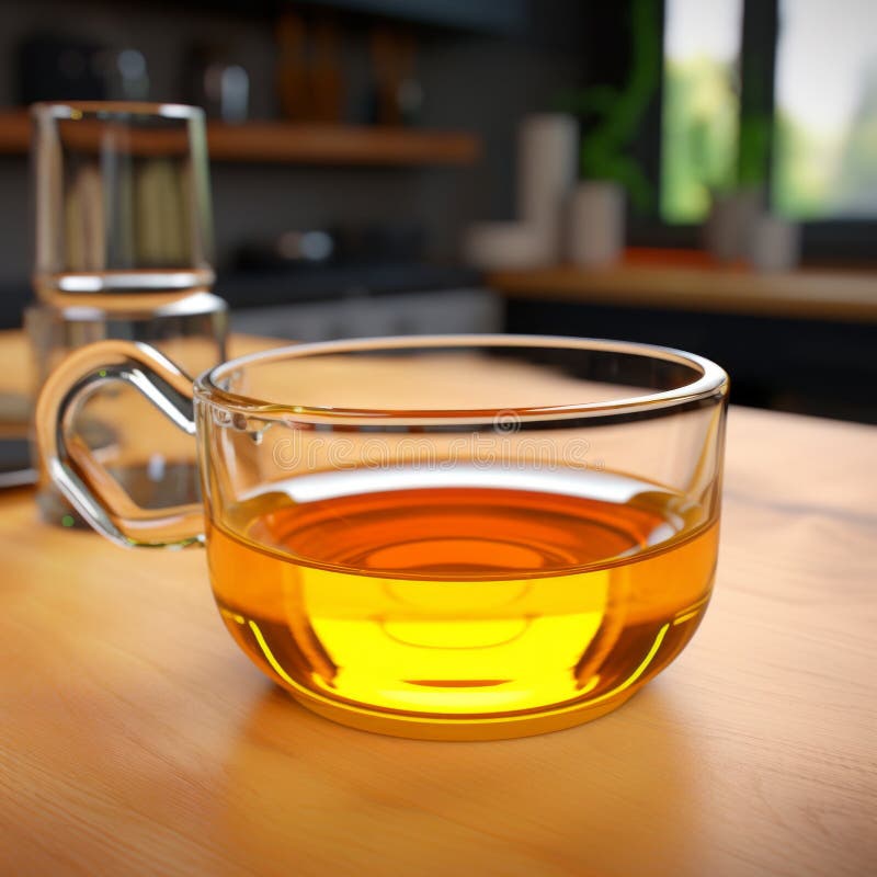 High-quality Glass Tea Cup 3d Model with Ar Support Stock Illustration ...
