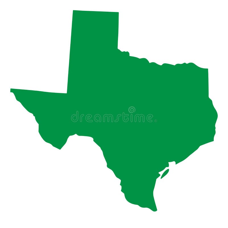 Texas Map State Shape Vector Stock Vector - Illustration of graphic ...