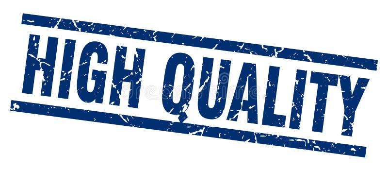 High Quality Stamp. High Quality Round Grunge Sign Stock Vector ...