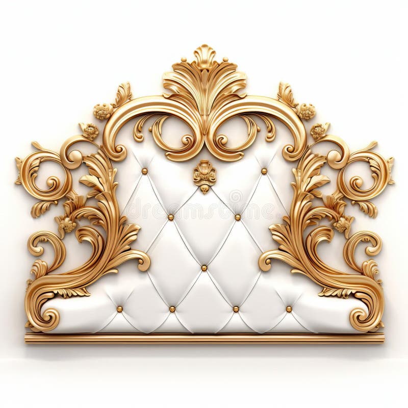 High Quality Headboard Isolated on White Background Image Stock ...