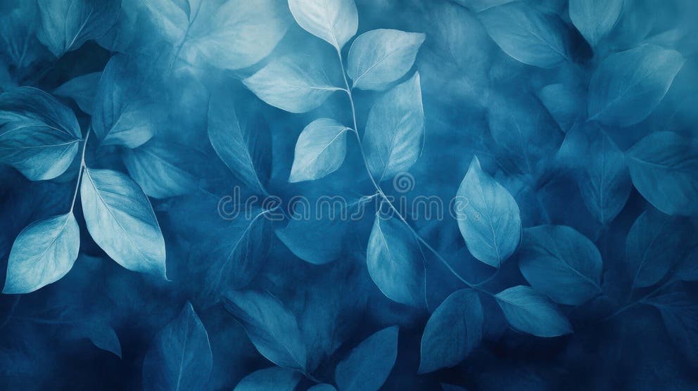 Blue Cyanotype Designs in Abstract Patterns for Dynamic Creative ...