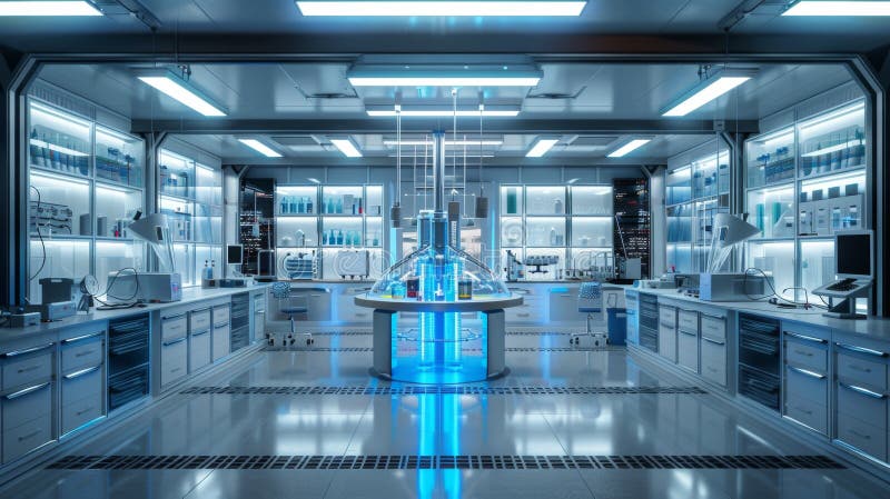 Cutting-edge Lab with High-tech Gear, Sleek Interior for Scientific ...