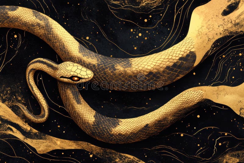 Stylish Snake Design Represents Change and Advancement in a Creative ...