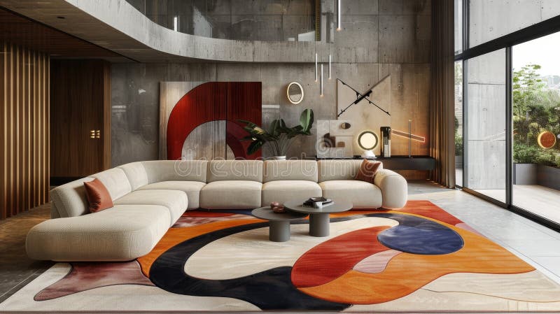 Unique Irregular Rugs with Abstract Patterns Bring a Modern and Stylish ...
