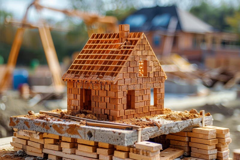 High Quality Image of Brick House Construction Project for the ...