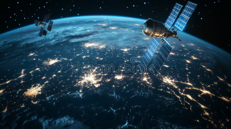 A High-quality Image of the Earth and Its Space Elevators. NASA ...