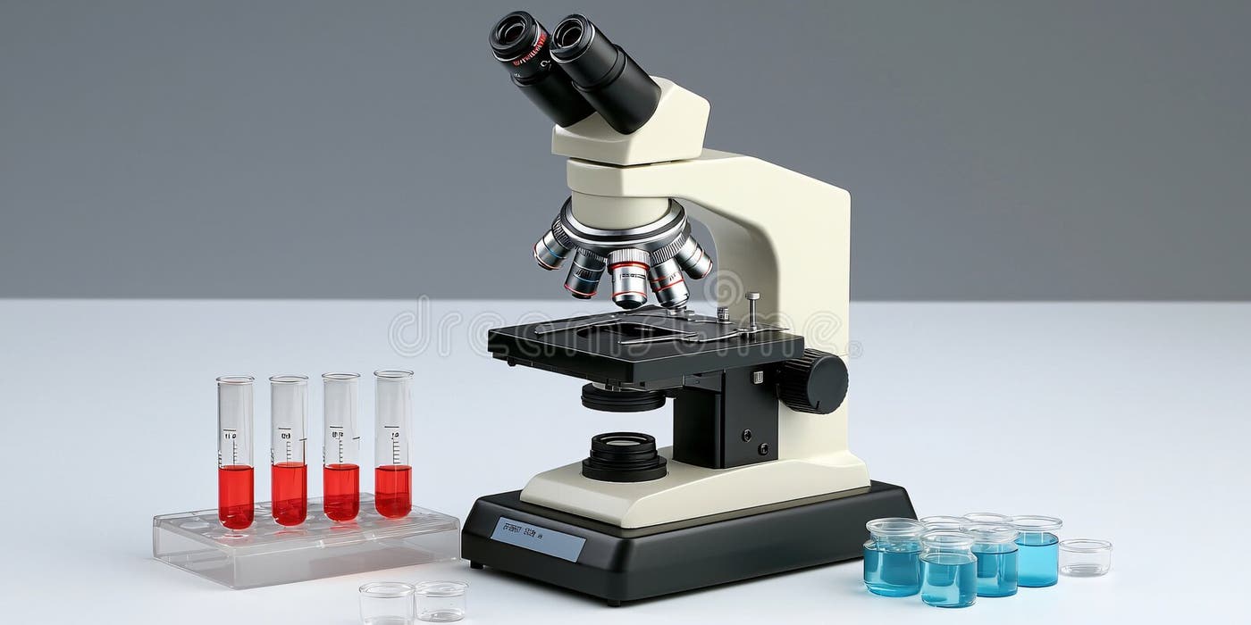Compound Microscope Stock Illustrations – 2,045 Compound Microscope ...
