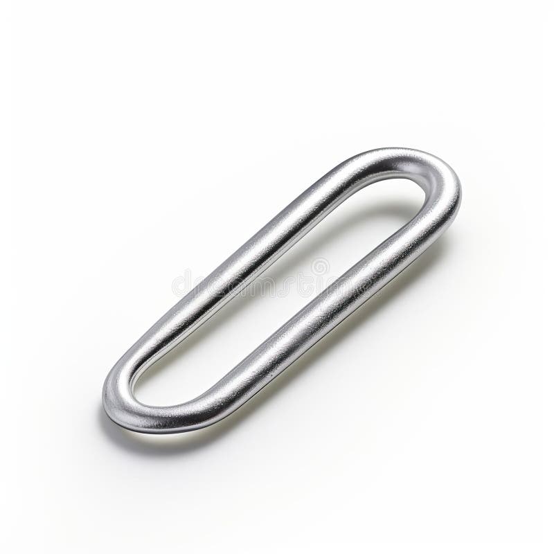 High-quality Image of a Paperclip with Shiny Bumpy Texture Stock ...