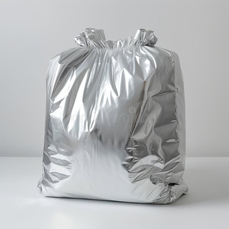 High-quality Image of Plastic Bag with Shiny Bumpy Texture Stock ...