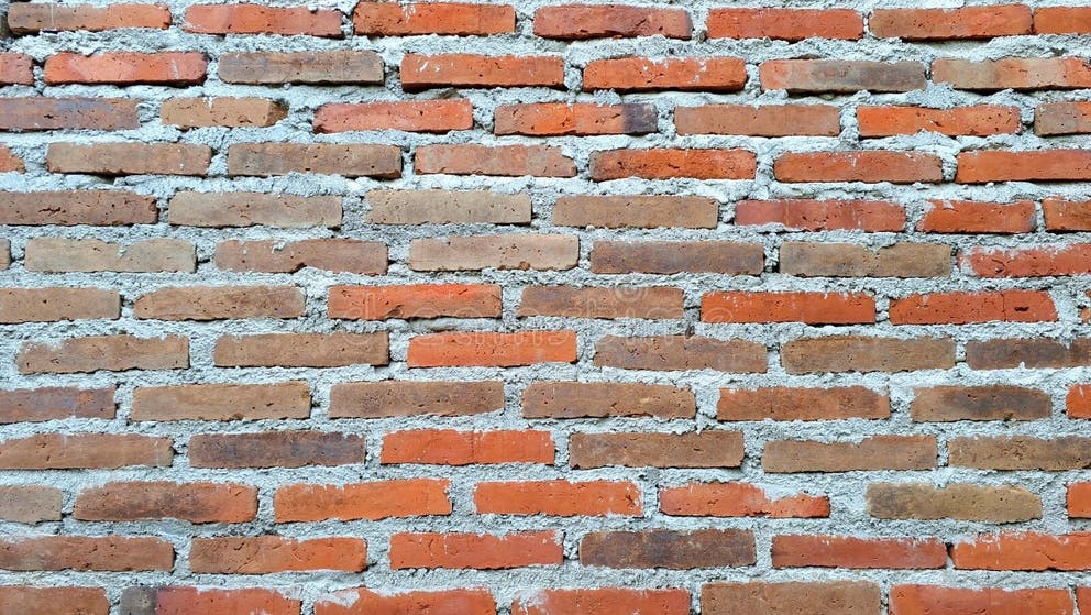 Rustic Red Brick Wall Texture: Weathered Surface Ideal for Vintage ...