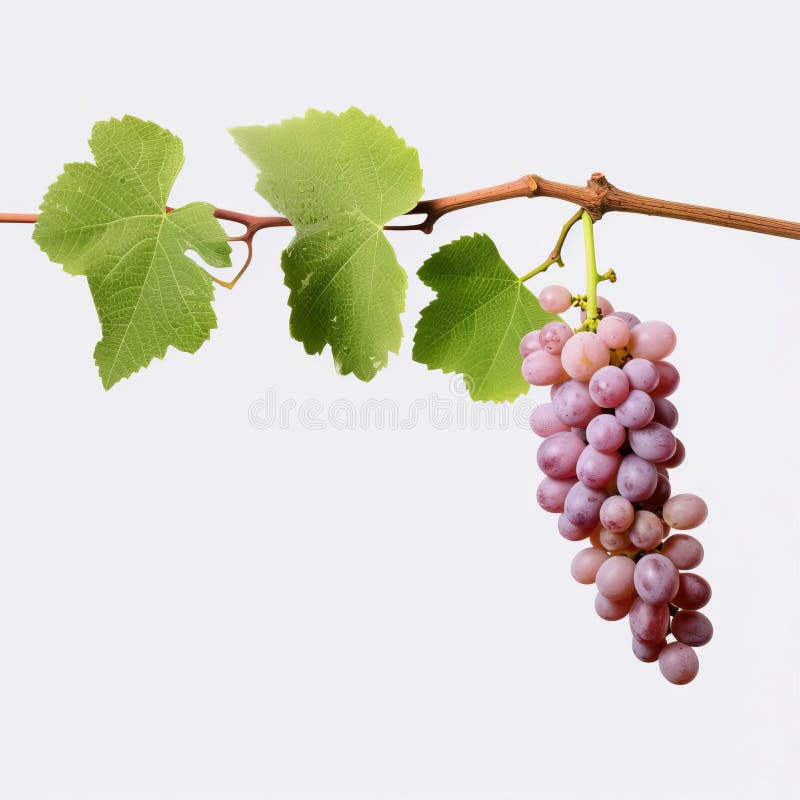 High-quality Image of a Single Grape Vine Section View Stock ...