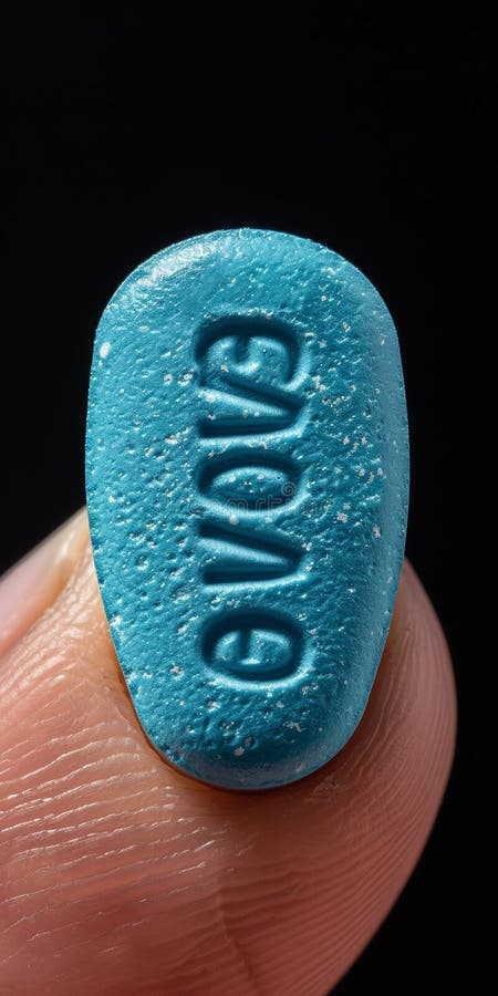 A blue pill with stock photo. Image of female, cure - 316000690