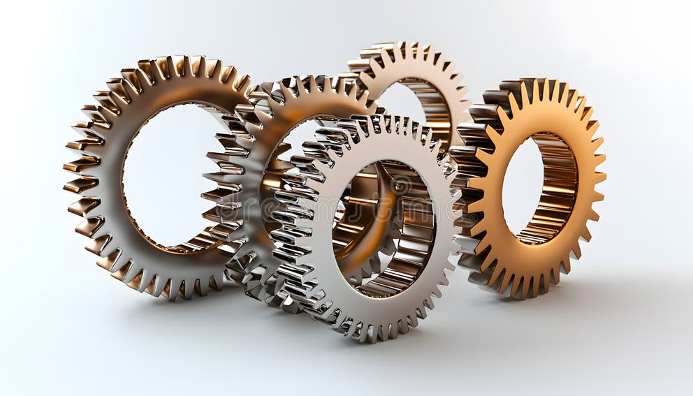 High-Quality Interlocking Metallic Gears for Industrial Machinery and ...