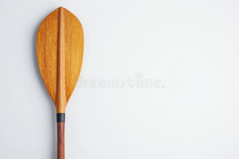 High Quality Isolated Canoe Paddle on White Background Showing Elegant ...