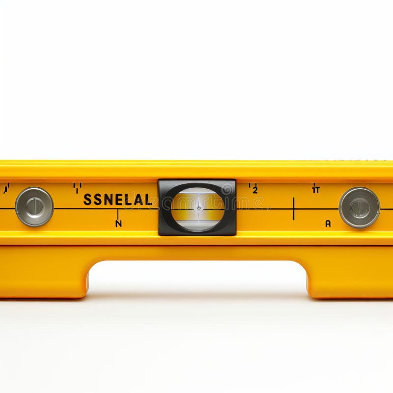 High-quality Isolated Spirit Level Tool on White Background Stock ...