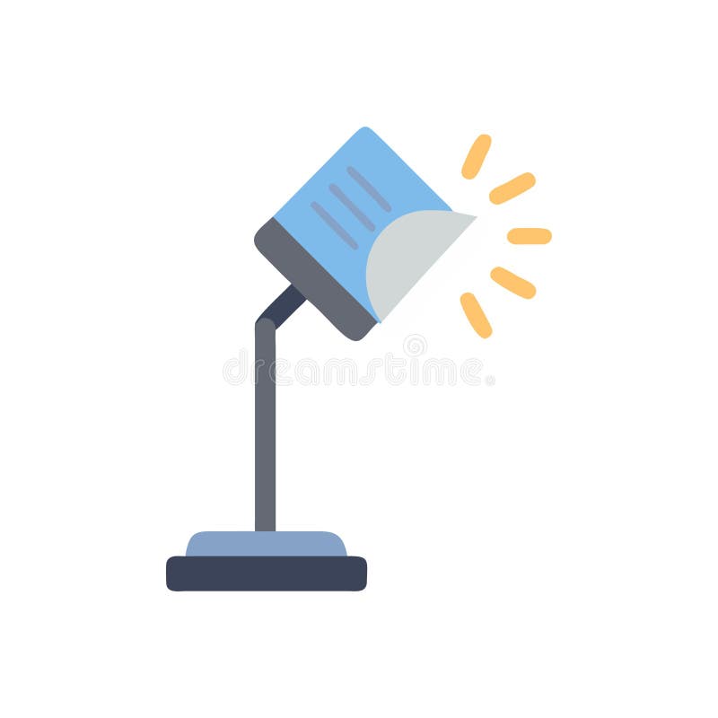 High-Quality LED Book Light for Night Reading Stock Illustration ...