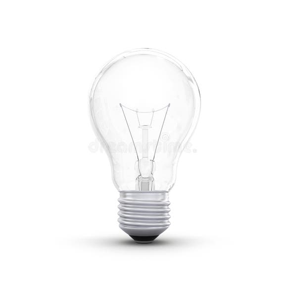 High-quality Lightbulb with Shadow Stock Illustration - Illustration of ...