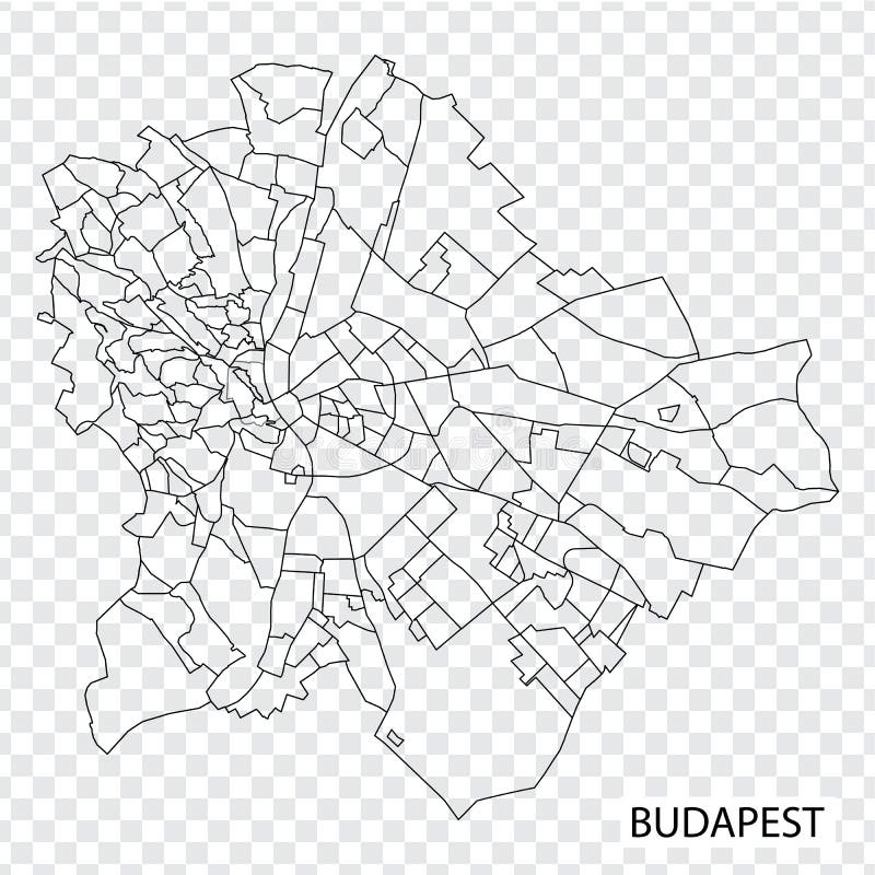 Outline Map Budapest Stock Illustrations – 907 Outline Map Budapest ...
