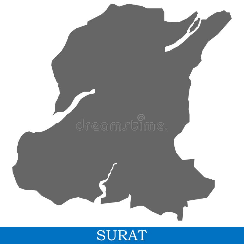 High Quality Map City of India Stock Illustration - Illustration of ...