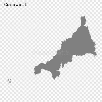Cornwall Map Stock Illustrations – 191 Cornwall Map Stock Illustrations ...