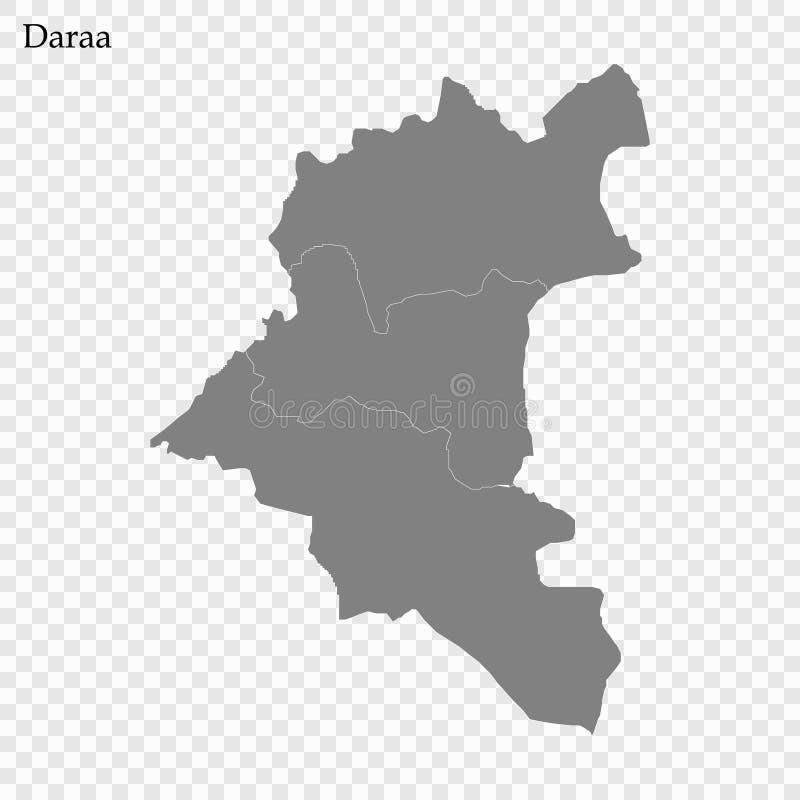 Daraa Governorate Governorates of Syria, Syrian Arab Republic Map ...