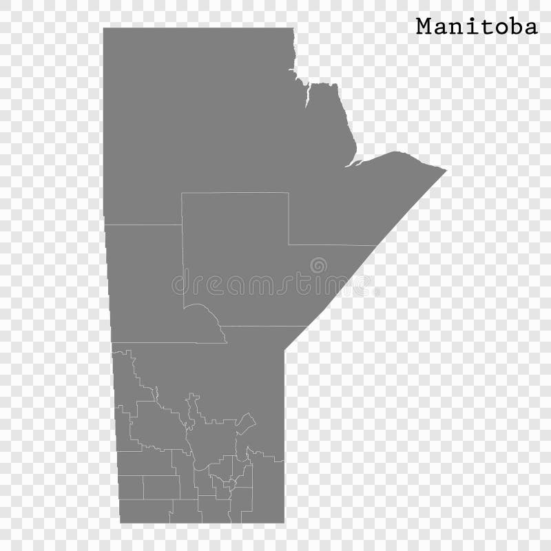 High Quality Map Province of Canada Stock Illustration - Illustration ...