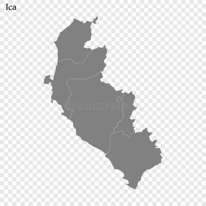 High Quality Map is a Province of Peru Stock Illustration ...