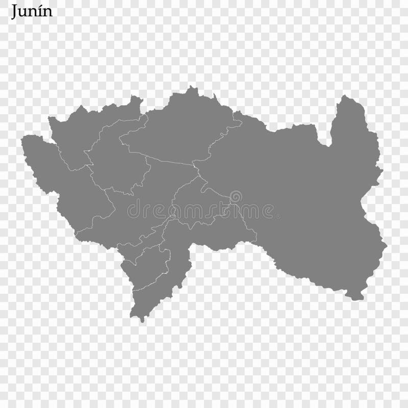 High Quality Map is a Province of Peru Stock Illustration ...