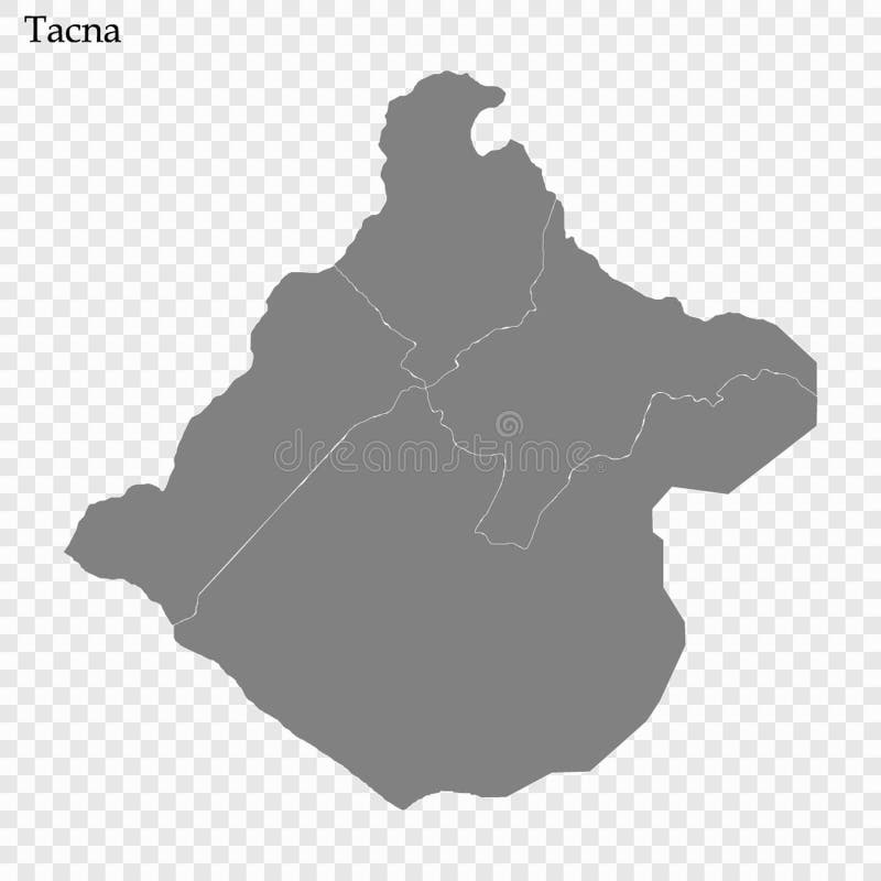 High Quality Map is a Province of Peru Stock Illustration ...