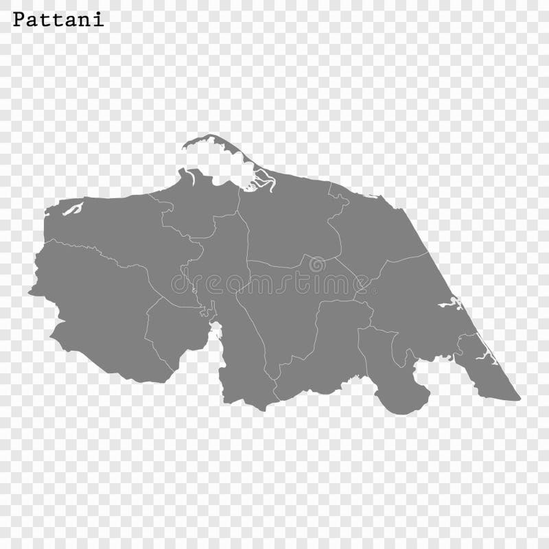 High Quality Map is a Province of Thailand Stock Illustration ...