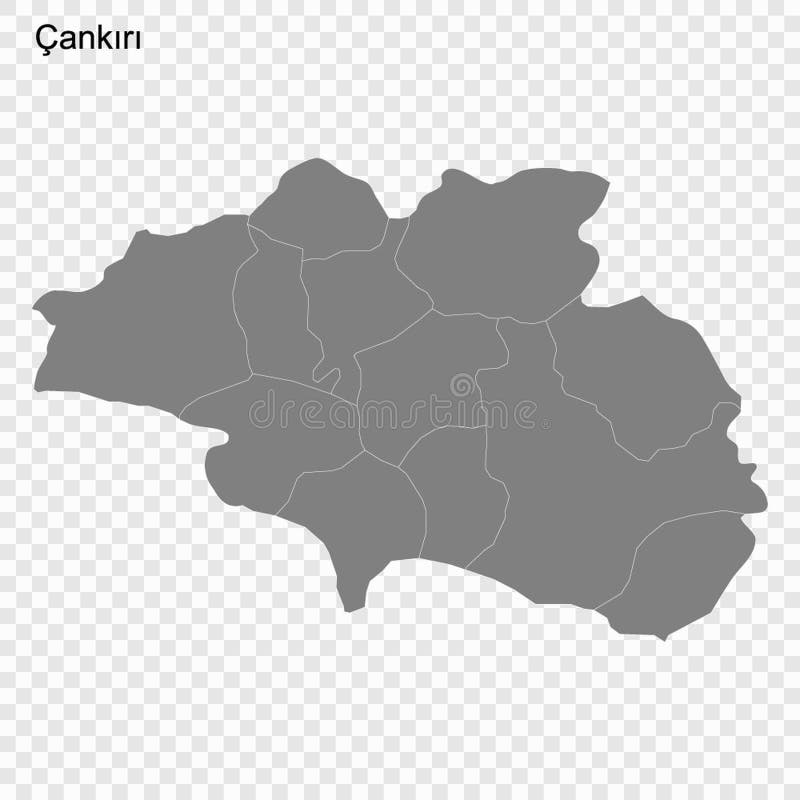 High Quality Map is a Province of Turkey Stock Illustration ...